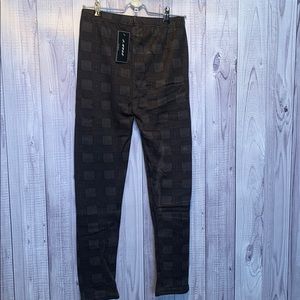 C-Mode | Pants & Jumpsuits | Nwtwomens Pullon Fleece Lined Check ...